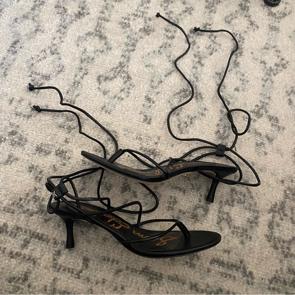 Sam Edelman | Shoes | Sam Edelman Lace Up Kitten Heels 6 | Poshmark